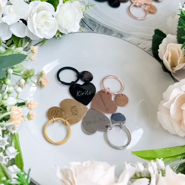 オーダーメイド推しキーホルダー（ハート） – Oshicoco